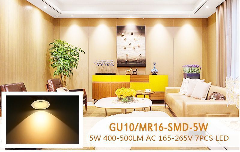 SMD LED Bulb MR16 5W AC120V AC230V Light